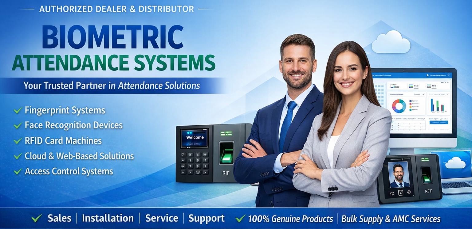 Biometric Attendance System Authorized Dealer & Distributor in India ...