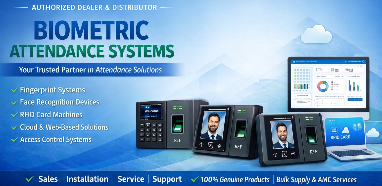 Biometric Attendance System Authorized Dealer & Distributor in India ...